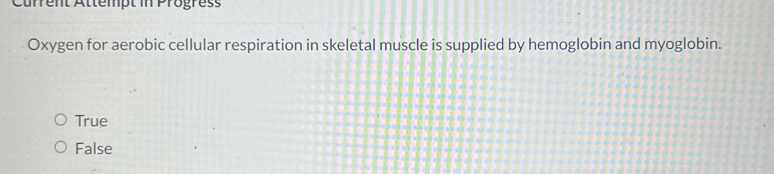 Solved Oxygen for aerobic cellular respiration in skeletal | Chegg.com