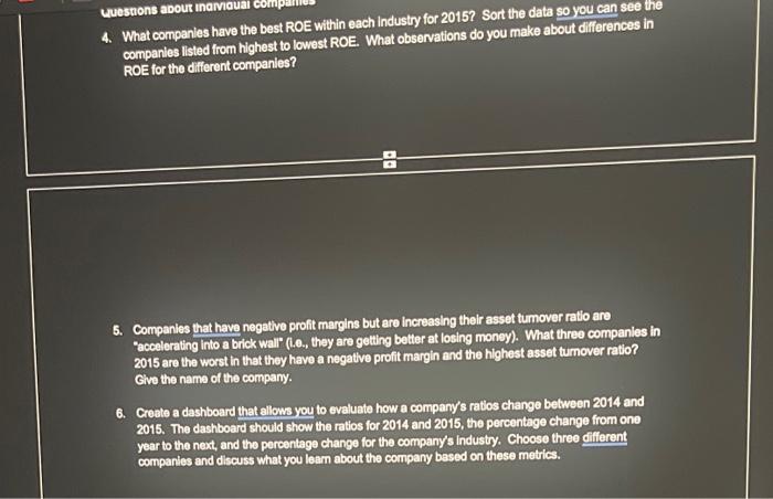 Analytics mindset Implementing the Dupont Method Part | Chegg.com
