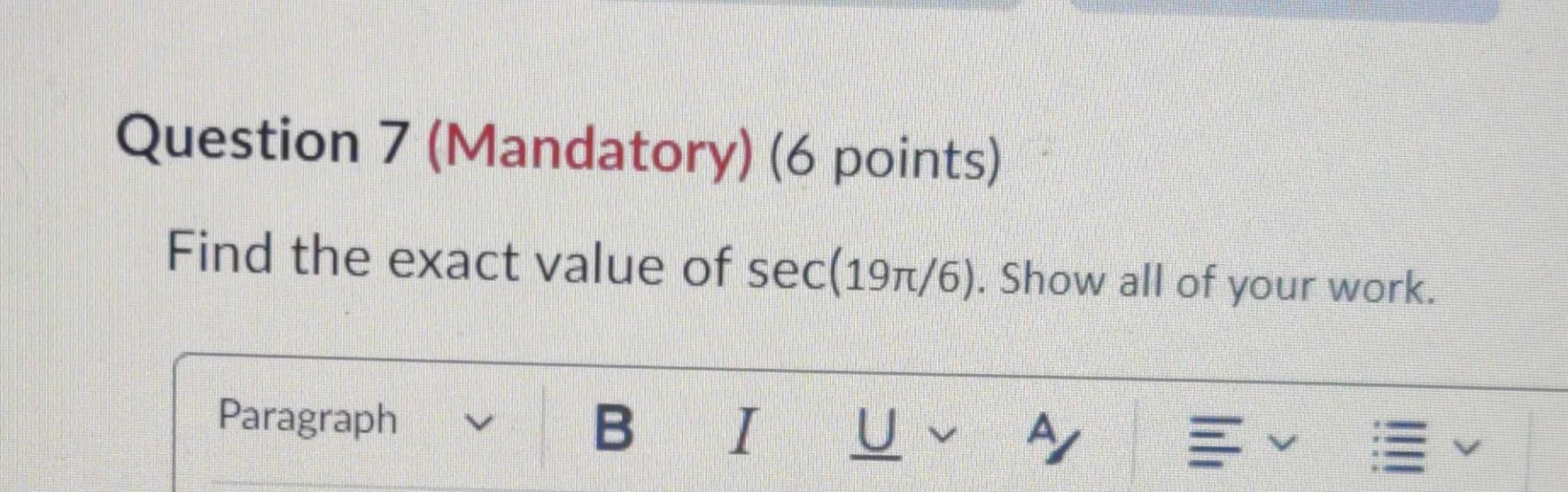 Solved 7 need 100 percent perfect answer in 10 | Chegg.com