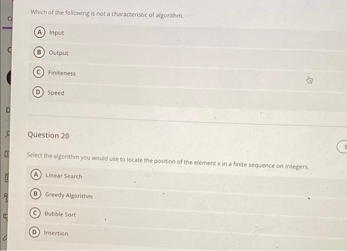 Solved C Identify How Bitwise Operations On Bit Strings Can 