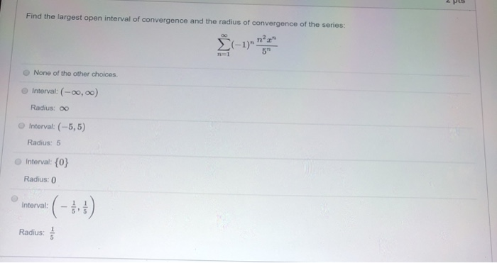 Solved Find the largest open interval of convergence and the | Chegg.com