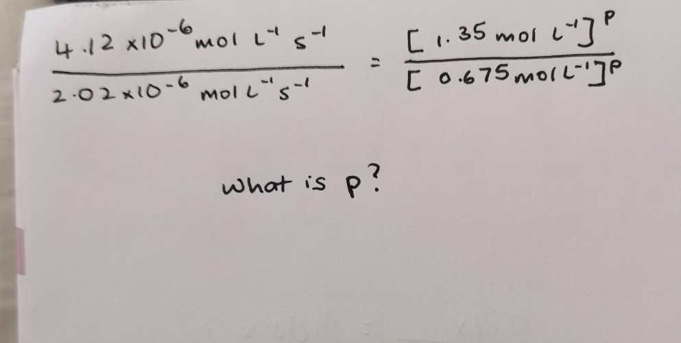 Solved Р 4.12 x 10-6 mollist 2.02x10-6 mollist [ 1.35 mol | Chegg.com