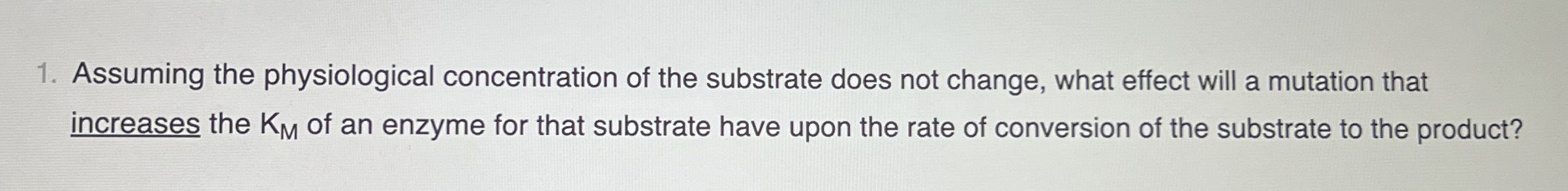 Solved Assuming the physiological concentration of the | Chegg.com