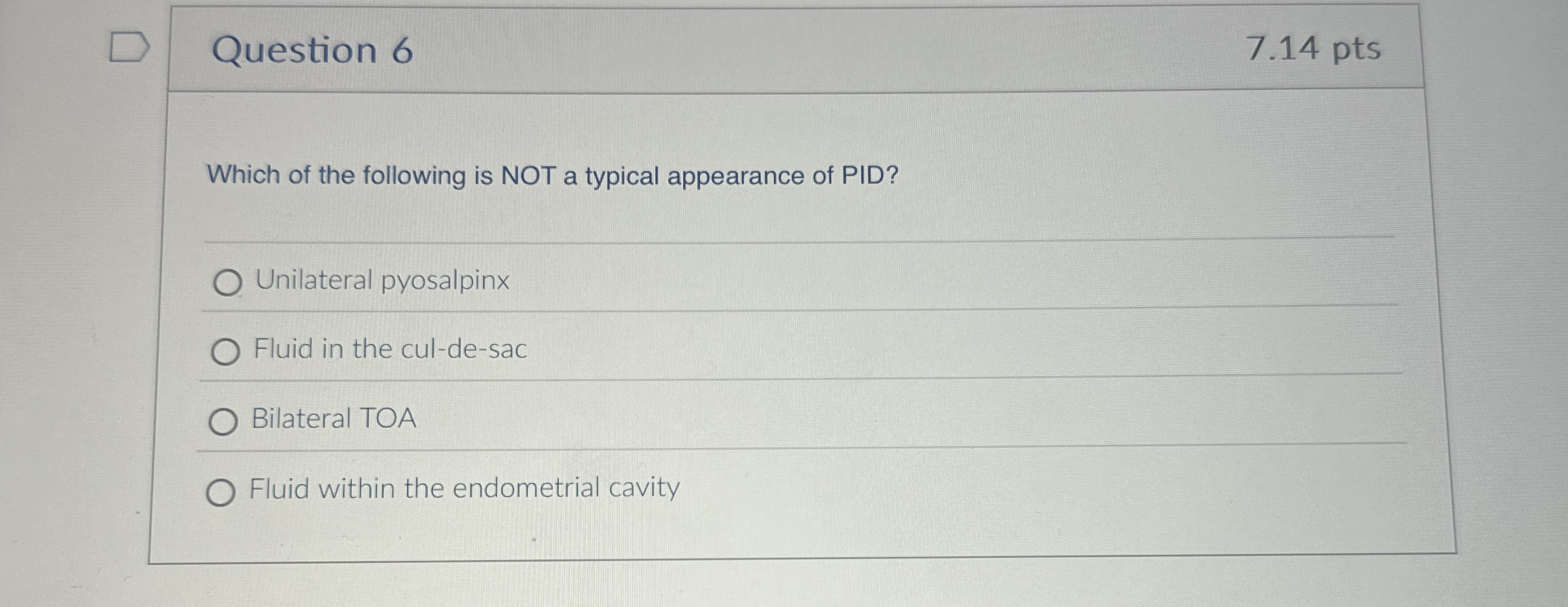 Solved Question 67.14 ﻿ptsWhich of the following is NOT a | Chegg.com