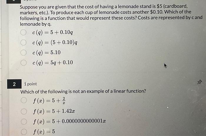 Solved Suppose you are given that the cost of having a | Chegg.com