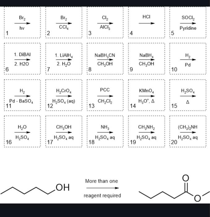 Solved Using the reagents provided, propose a synthesis for | Chegg.com