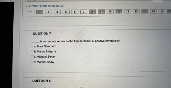 Solved is commonly known as the founder/father of positive | Chegg.com