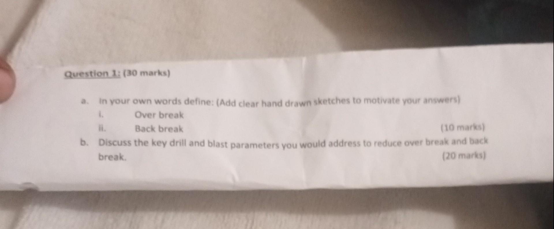 Solved a. In your own words define: (Add clear hand drawn | Chegg.com