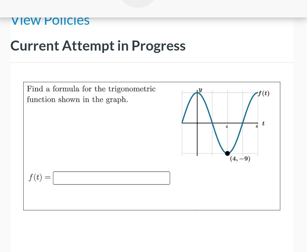 Solved Current Attempt in Progress Find a formula for the | Chegg.com