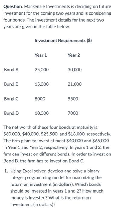 Solved USE EXCEL!!! USE EXCEL USE EXCELI WILL UPVOTE, SHOW | Chegg.com