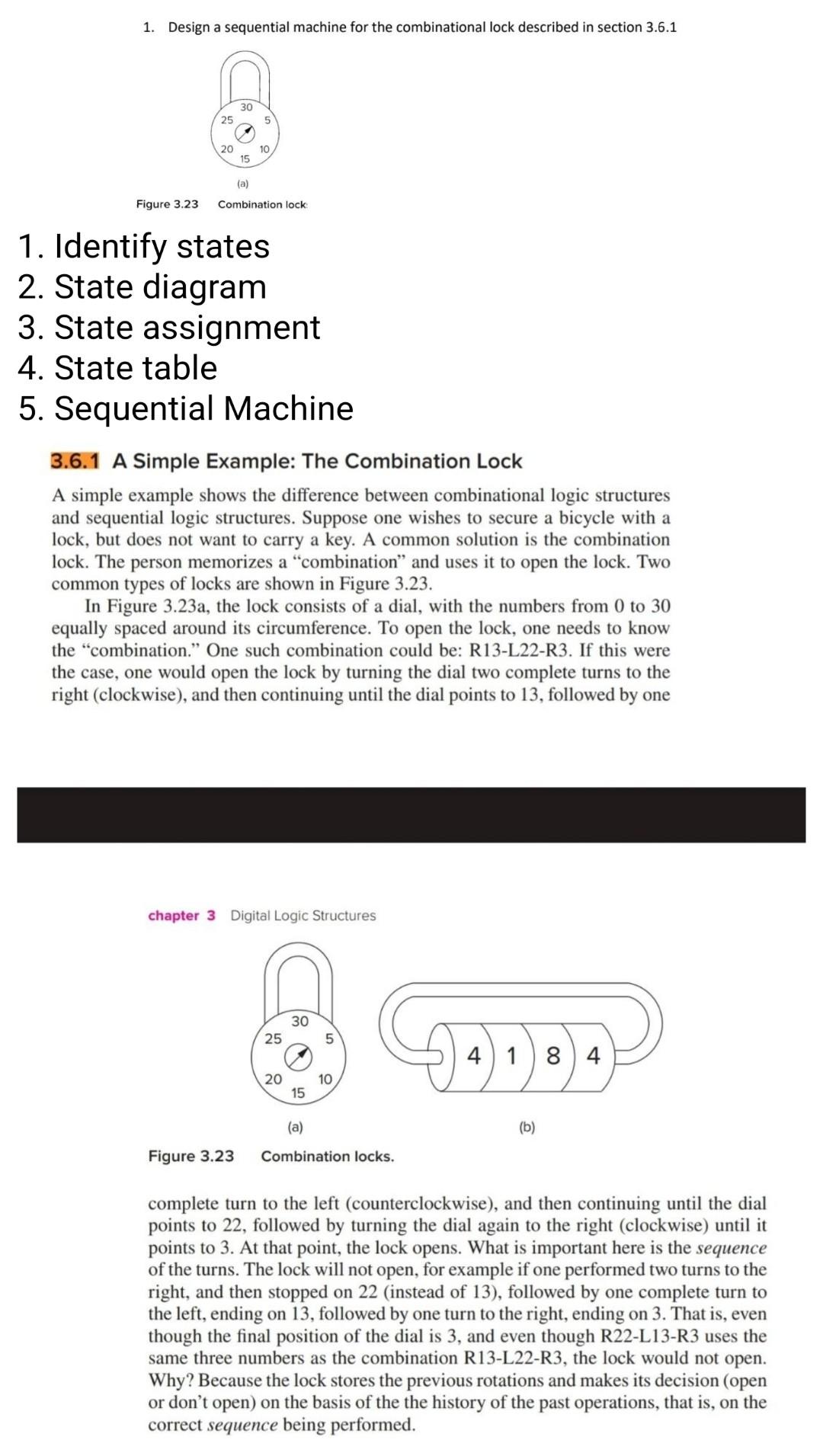 Solved 1. Design a sequential machine for the combinational | Chegg.com