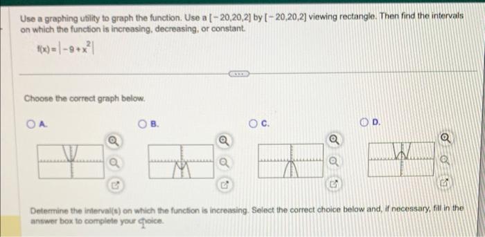 Solved Use a graphing utility to graph the function. Use a | Chegg.com