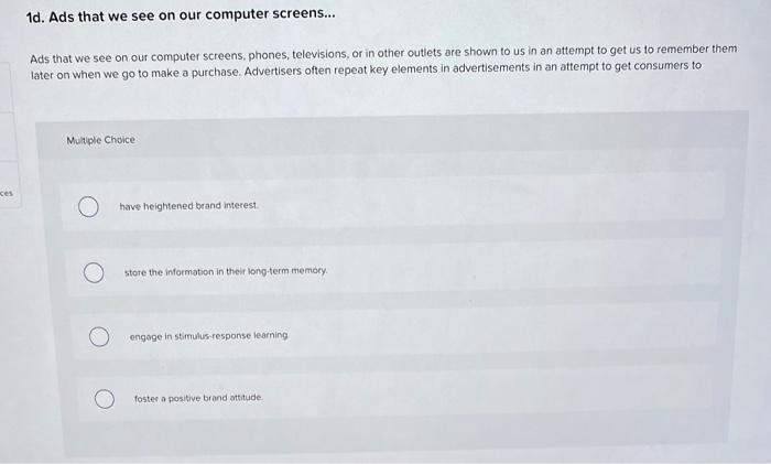 1. Perceptual and Psychological Screens-Banner | Chegg.com