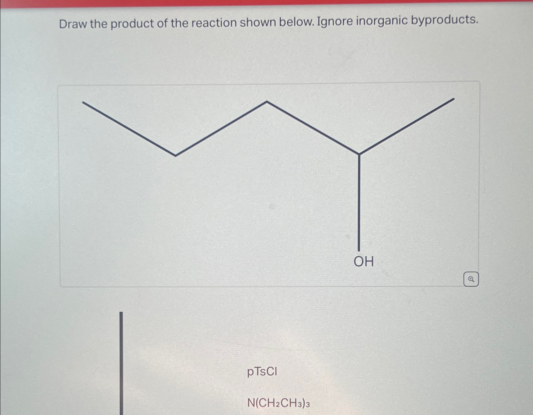 Solved Draw the product of the reaction shown below. Ignore | Chegg.com
