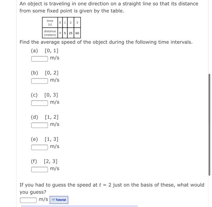 Solved An object is traveling in one direction on a straight | Chegg.com