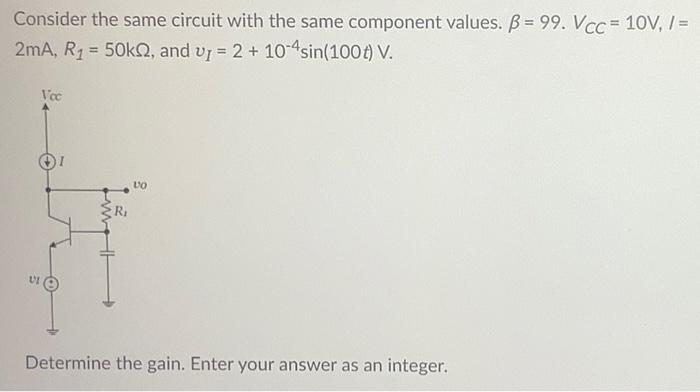 Solved Consider the same circuit with the same component | Chegg.com