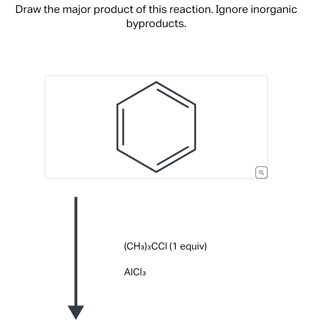 Solved Draw the major product of this reaction. Ignore | Chegg.com