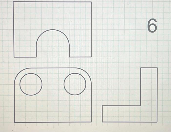 Solved include visible, hidden, and centerlines. | Chegg.com