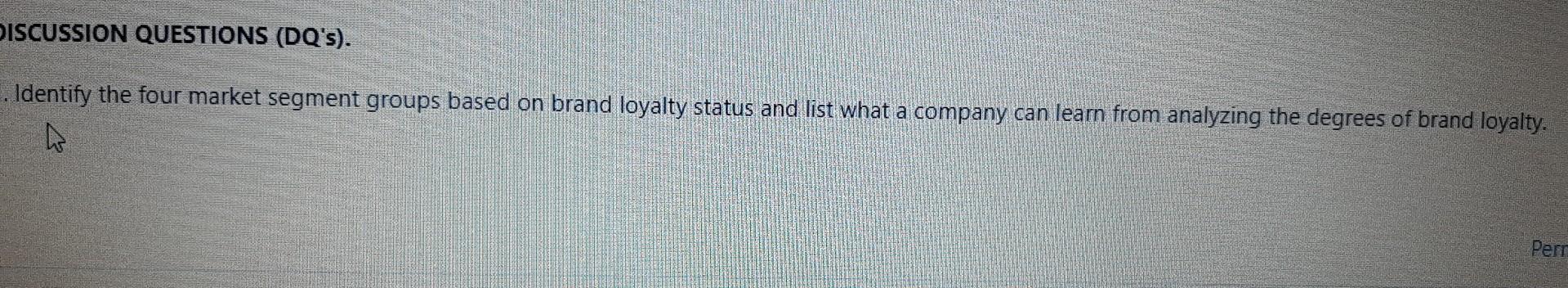 Solved Identify the four market segment groups based on | Chegg.com