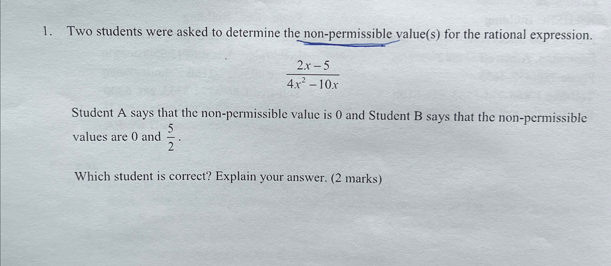 Solved Two students were asked to determine the | Chegg.com
