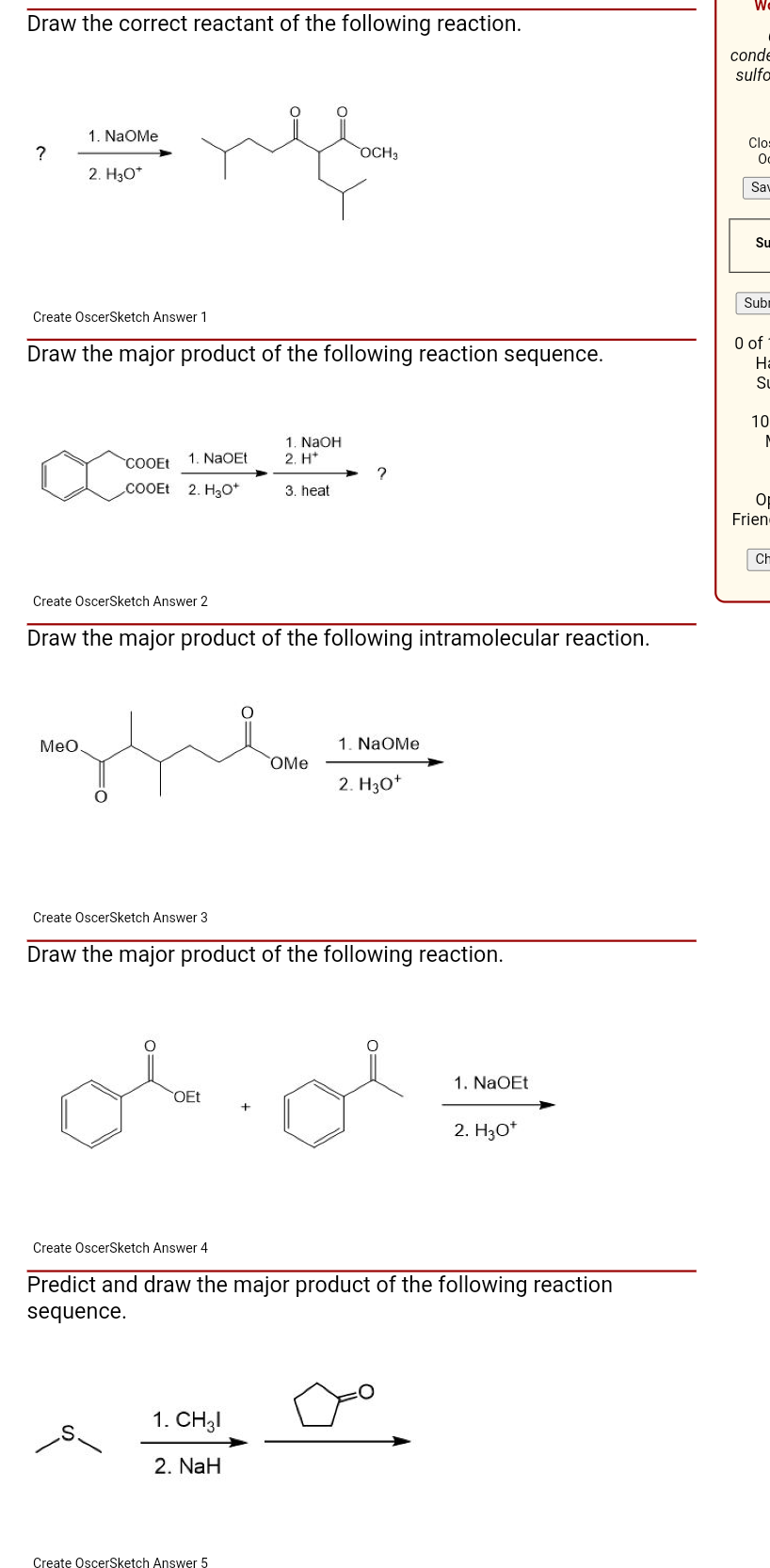 Solved Draw the correct reactant of the following reaction. | Chegg.com