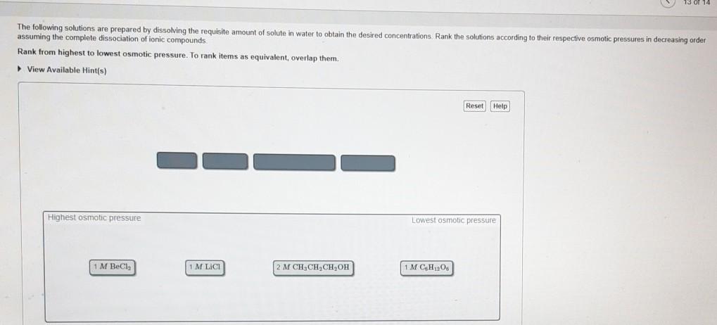 Solved The following solutions are prepared by dissolving | Chegg.com Solved The following solutions are prepared by dissolving | Chegg.com