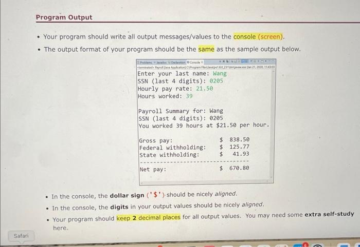 Solved 11 PayrollCalculation.java × System. out. | Chegg.com