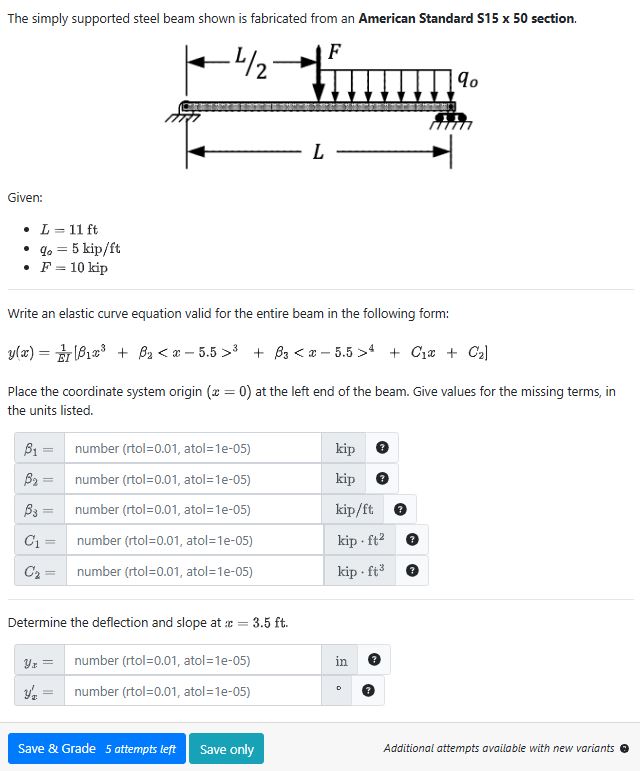 Solved The simply supported steel beam shown is fabricated | Chegg.com