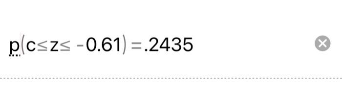 Solved suppose z follows the standard normal distribution. | Chegg.com