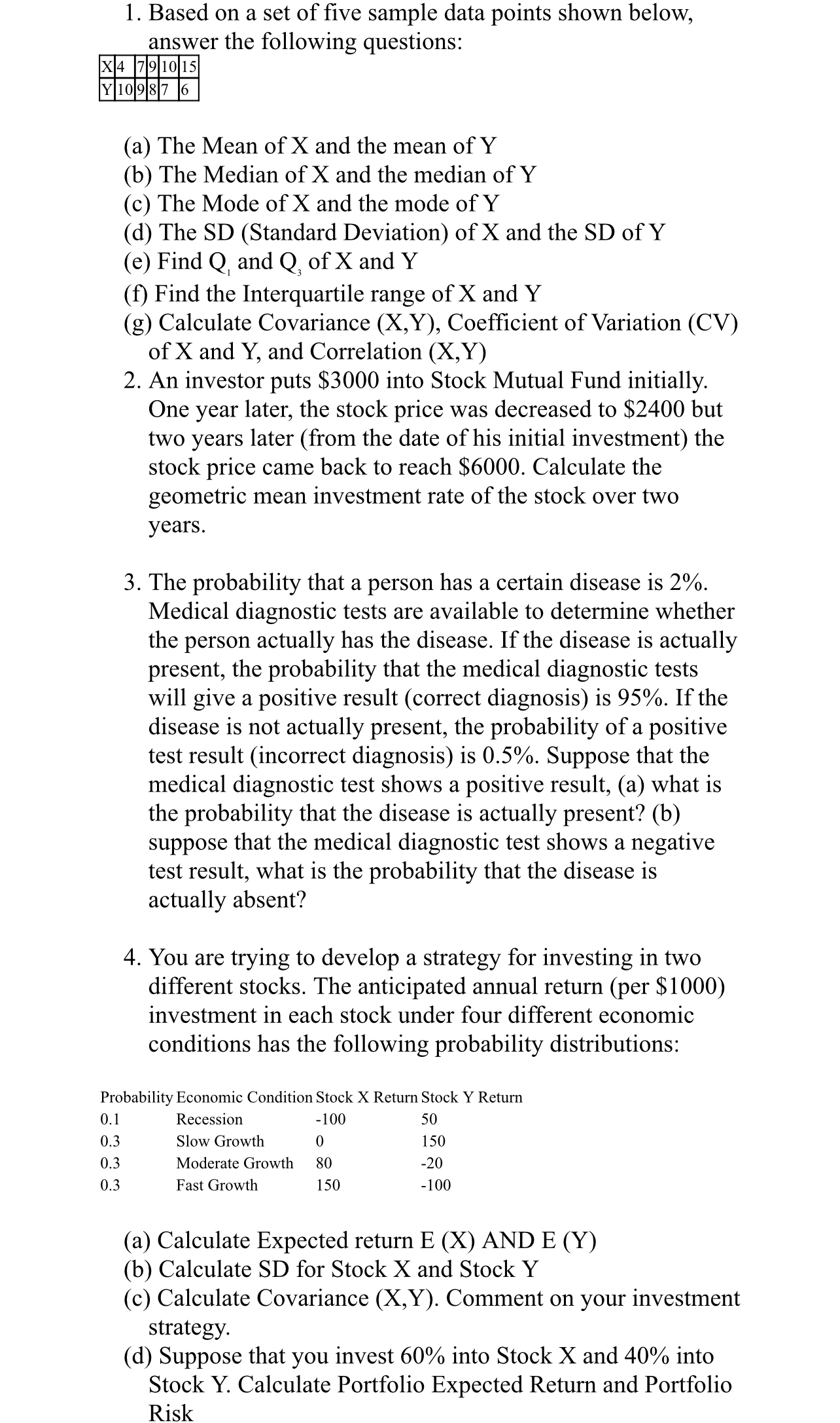 Solved Based on a set of five sample data points shown | Chegg.com