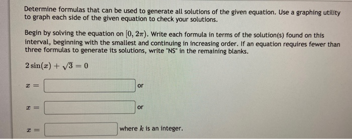 Solved Determine formulas that can be used to generate all | Chegg.com