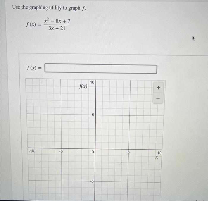 Solved Use the graphing utility to graph f. | Chegg.com