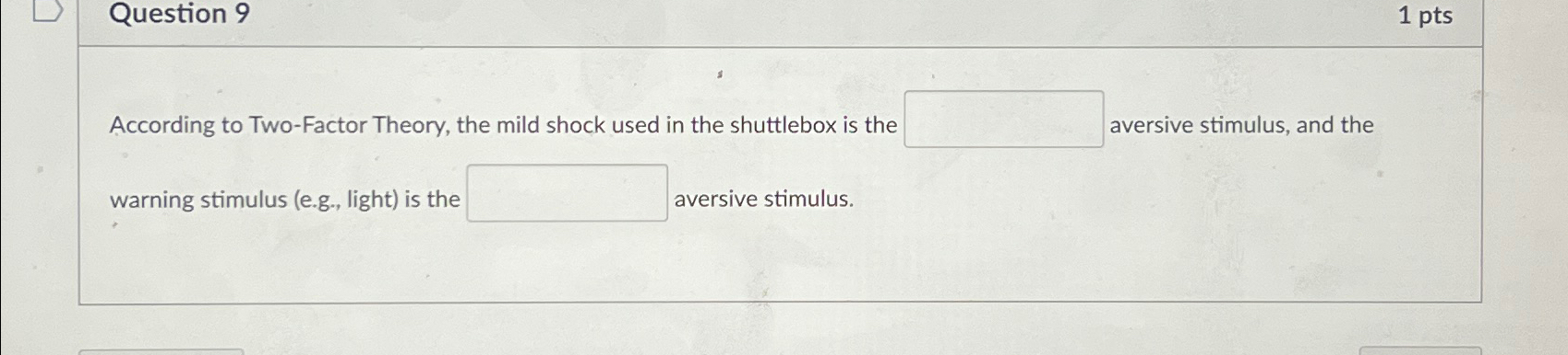 Solved Question 91 ﻿ptsAccording to Two-Factor Theory, the | Chegg.com