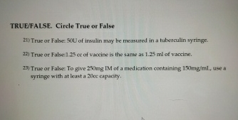 Solved TRUE/FALSE. ﻿Circle True or False2i) ﻿True or False | Chegg.com
