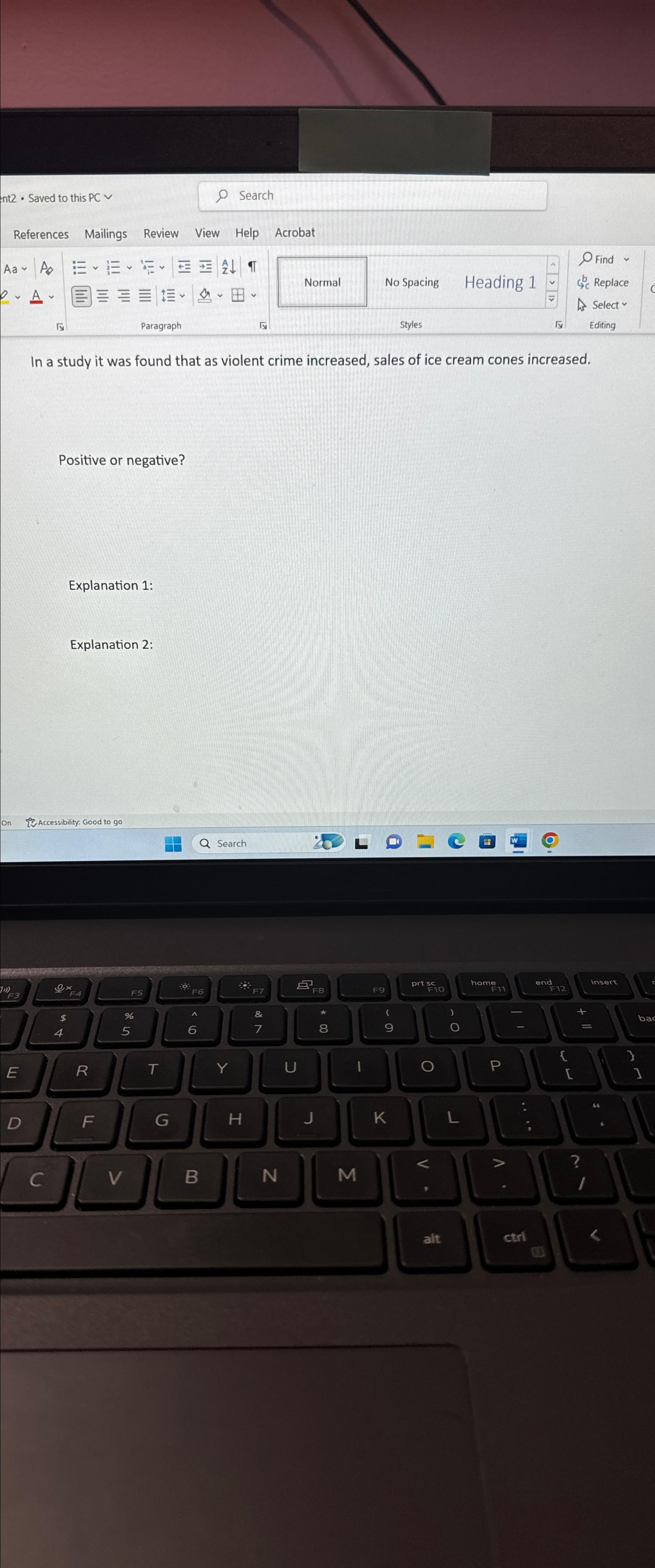Solved Positive or negative?Explanation 1:Explanation 2: | Chegg.com