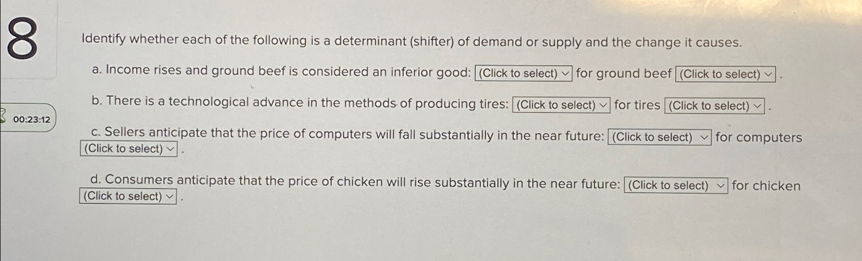Solved Identify whether each of the following is a | Chegg.com
