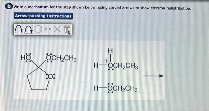 Solved Write a mechanism for the step shown below, using | Chegg.com
