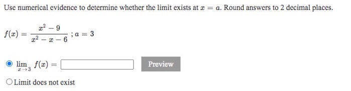 Solved Use numerical evidence to determine whether the limit | Chegg.com