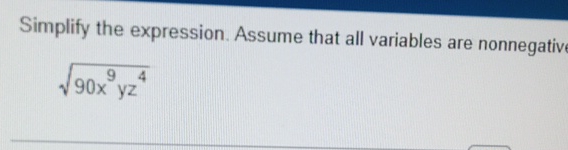 Solved Simplify the expression. Assume that all variables | Chegg.com