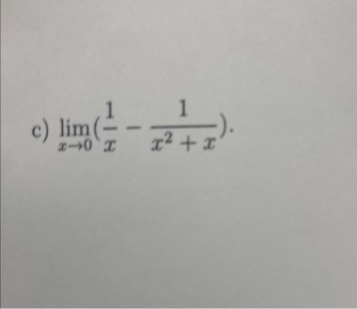 Solved limx→0(x1−x2+x1) | Chegg.com