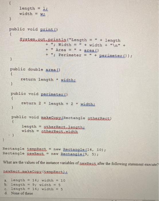 Solved 17. Consider the following statements. public class | Chegg.com
