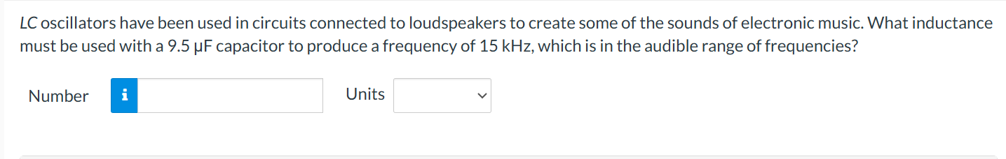 Solved LC oscillators have been used in circuits connected | Chegg.com