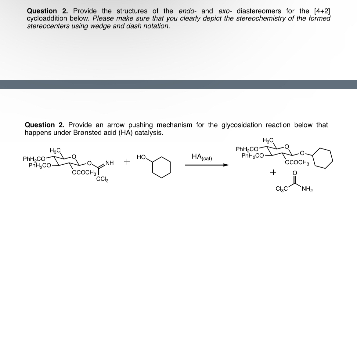 Solved by an EXPERT Question 2. ﻿Provide the structures of the endo- ﻿and | Chegg.com