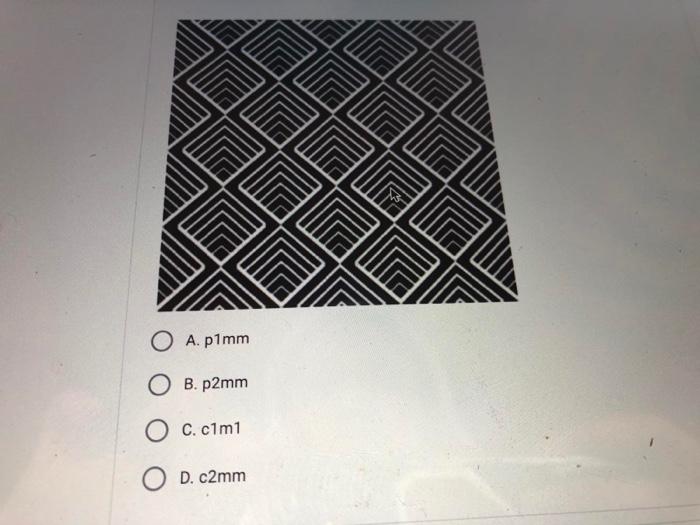 Solved 13. What IUC notation is appropriate for the pattern? | Chegg.com