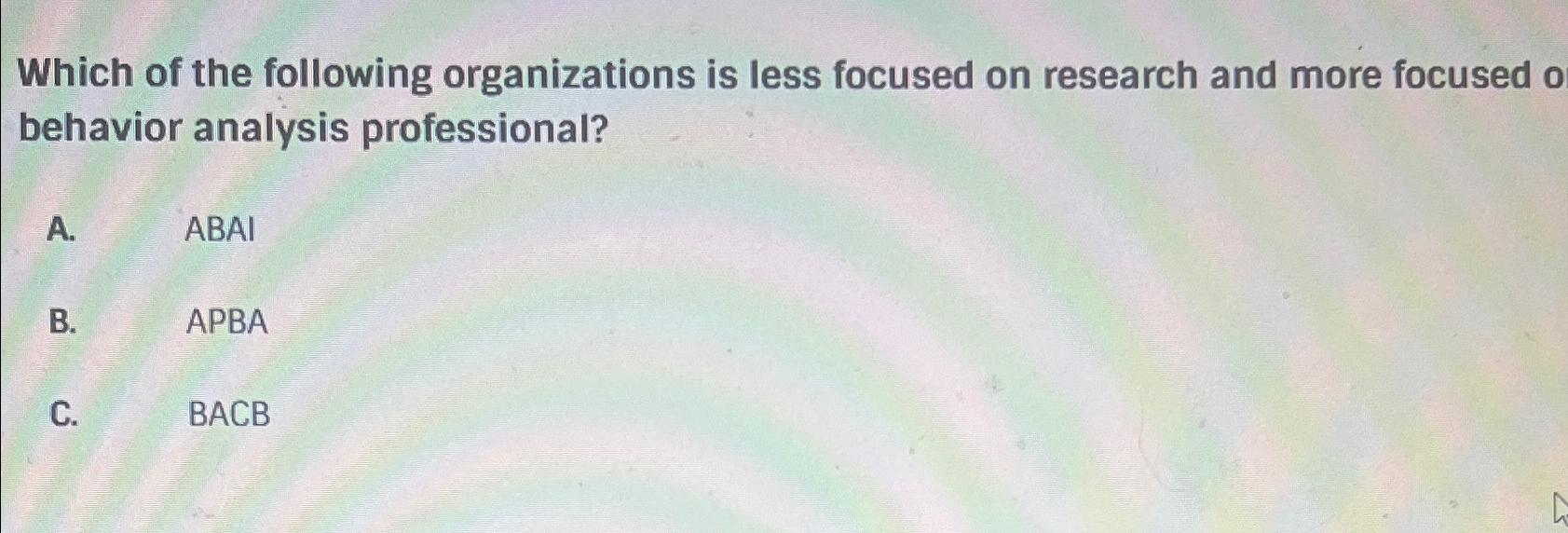 Solved Which of the following organizations is less focused | Chegg.com Solved Which of the following organizations is less focused | Chegg.com