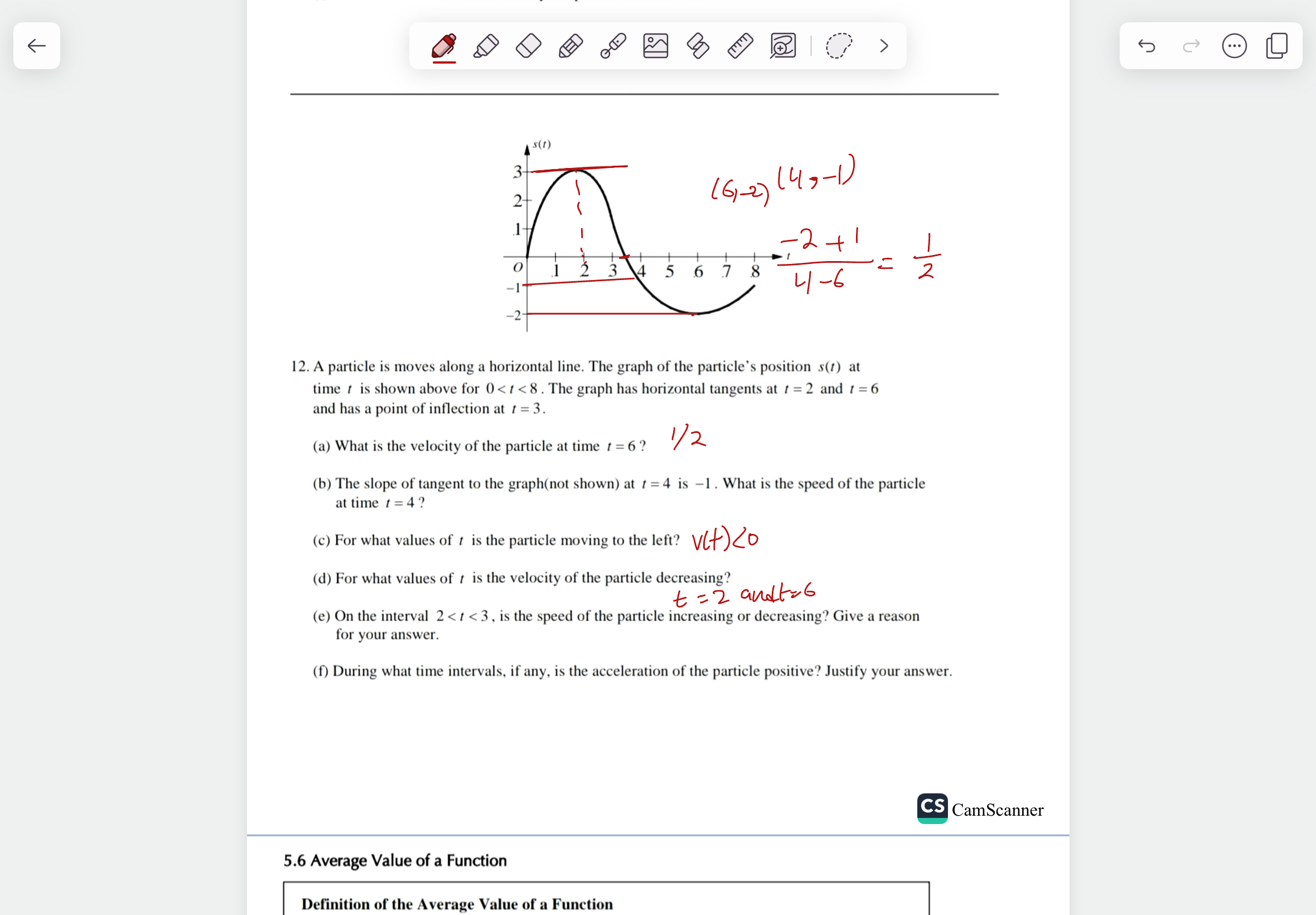 Solved A particle is moves along a horizontal line. The | Chegg.com
