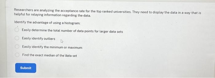 Solved Below are a dotplot and a histogram which use the | Chegg.com