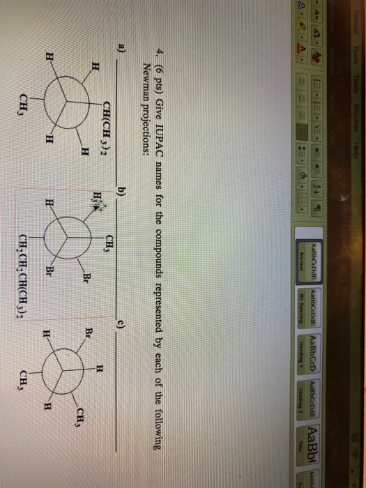 Solved Tools Table Window Help А AaBbccd AalbCede AaBbCcD | Chegg.com