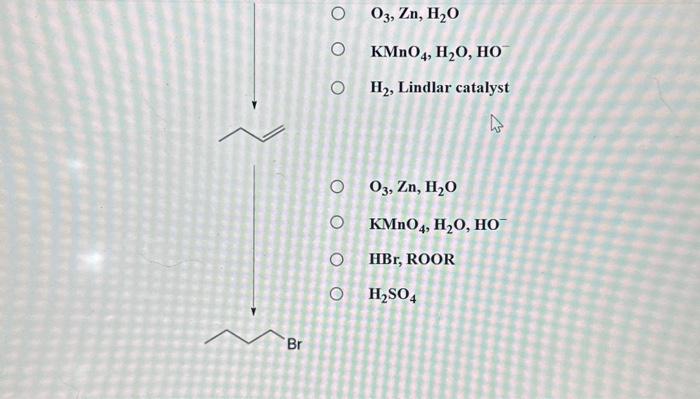 Solved Devise a synthesis of CH3CH2CH2CH2Br from HC≡CH. You | Chegg.com