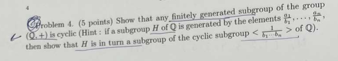 Solved Problem 4. (5 ﻿points) ﻿Show that any finitely | Chegg.com